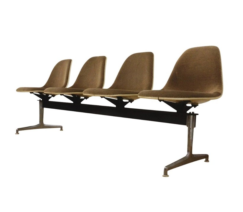 Charles & Ray Eames for Herman Miller, Tandem Bench, 1960s - The Yellow ...